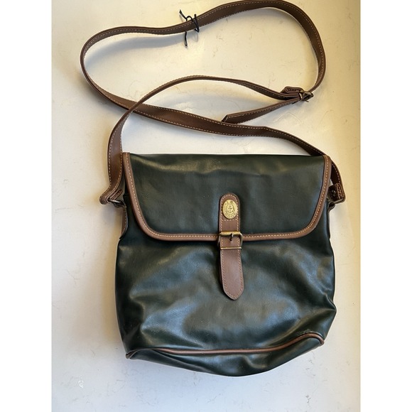 j.g. hook | Bags | Vintage Jg Hook Black Brown Leather Crossbody Purse ...
